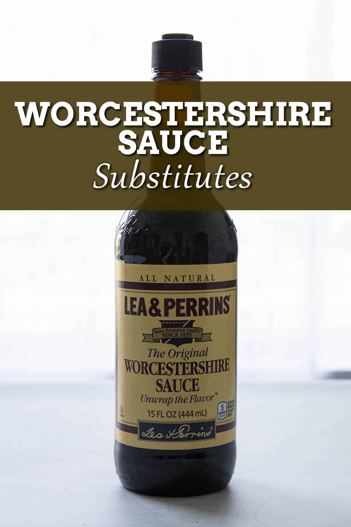 What can you substitute Worcestershire sauce for?