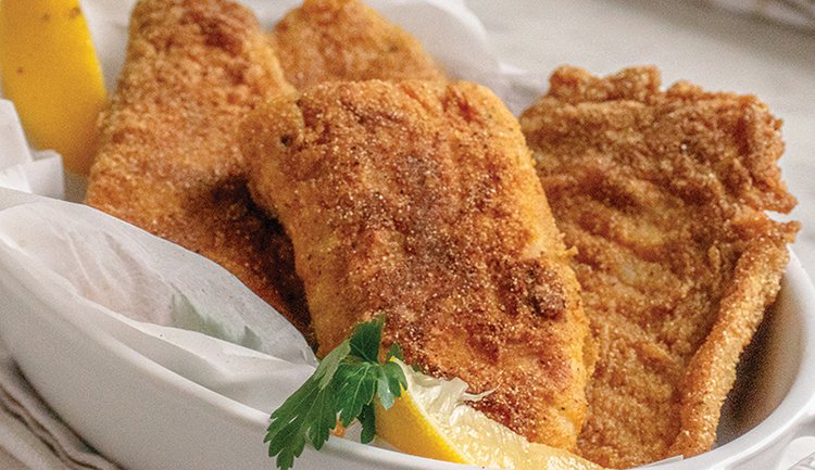 What can you use instead of cornmeal for fish?