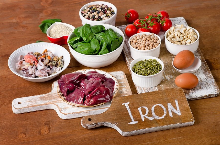 What cancels out iron?