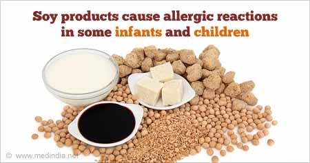 What causes a soy allergy?