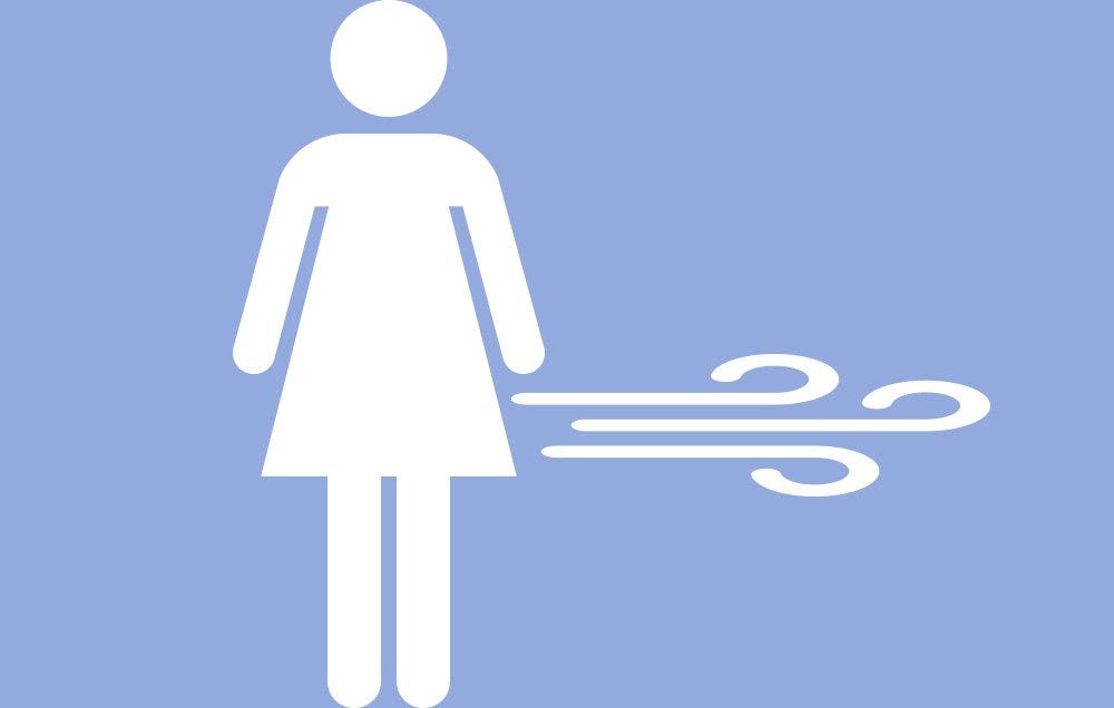 What causes a woman to fart a lot?
