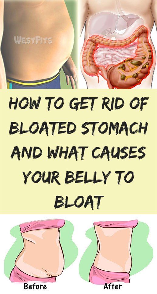 What causes bloating of stomach?
