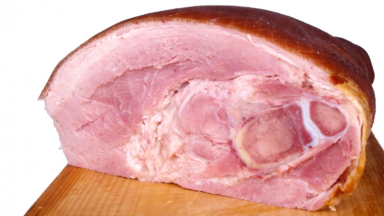 What causes rubbery ham?