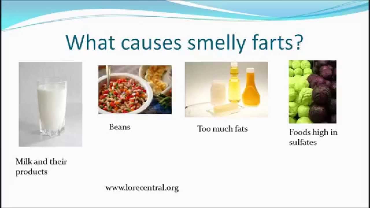 What causes smelly flatulence?