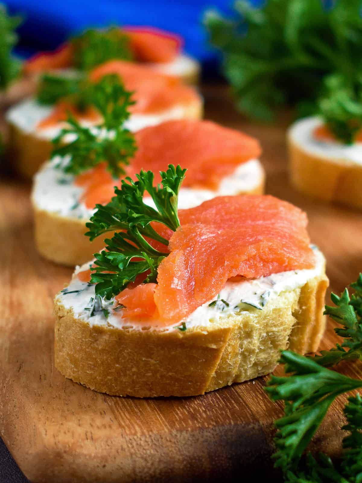 What cheese goes with smoked salmon?