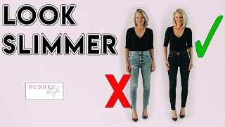 What clothing makes you look slimmer?