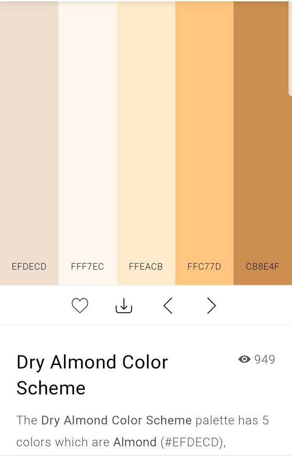 What color is almond?