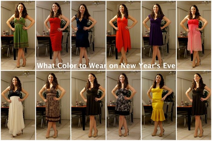 What color should you wear on New Years Eve?