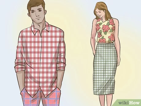 What colors go well with gingham?