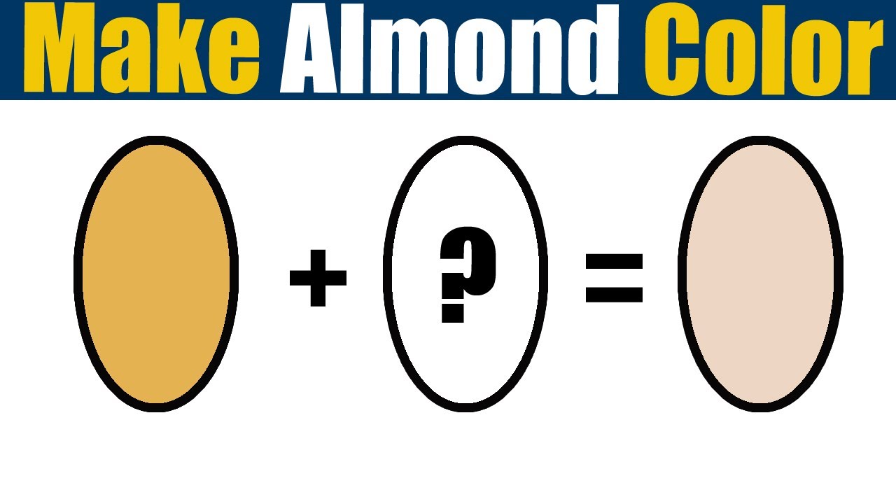 What colors make almond color?
