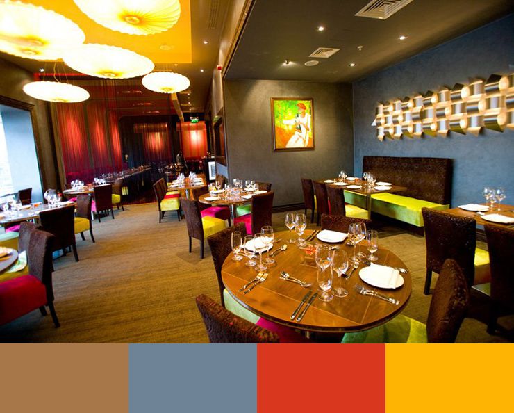 What Colours are good for restaurants?