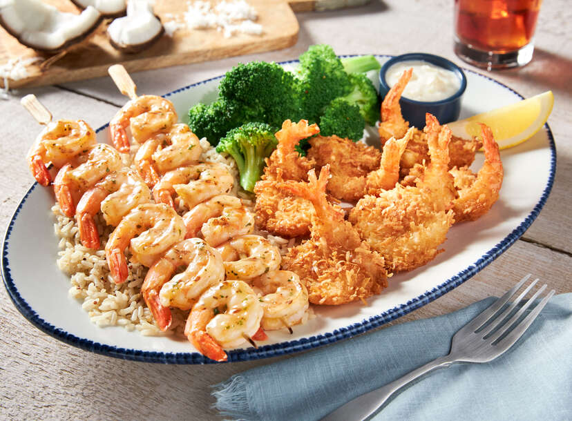 What comes with endless shrimp?