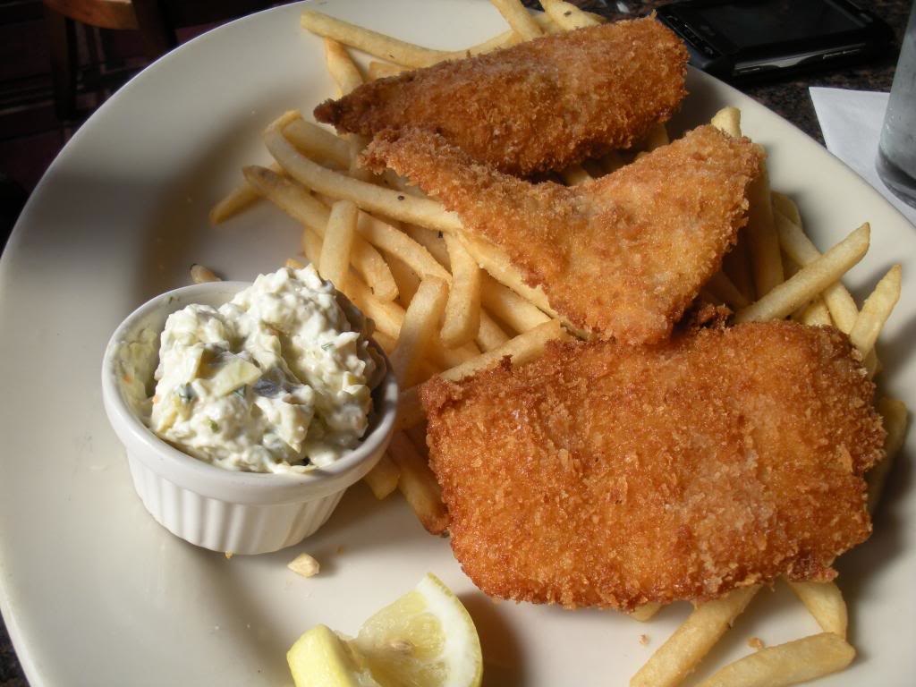 What condiment is used on fish and chips?