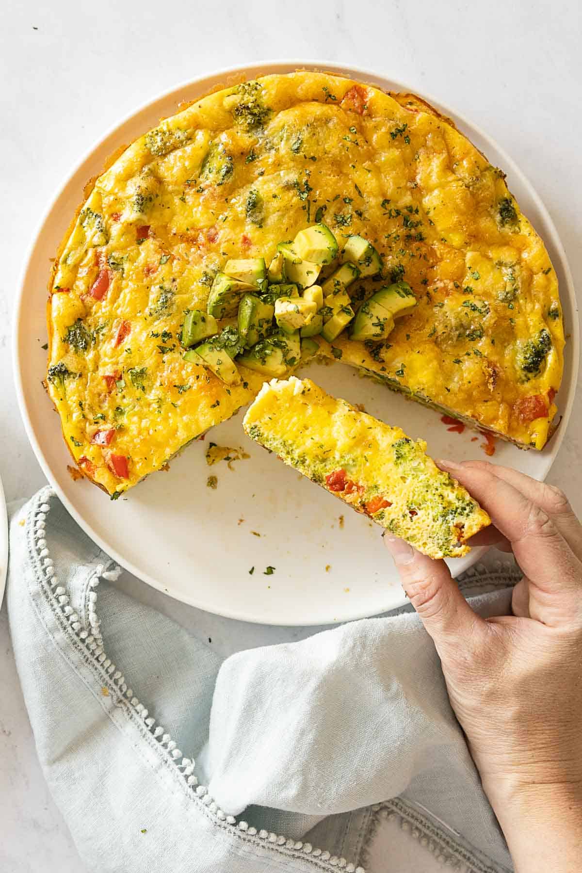 What consistency should frittata be?