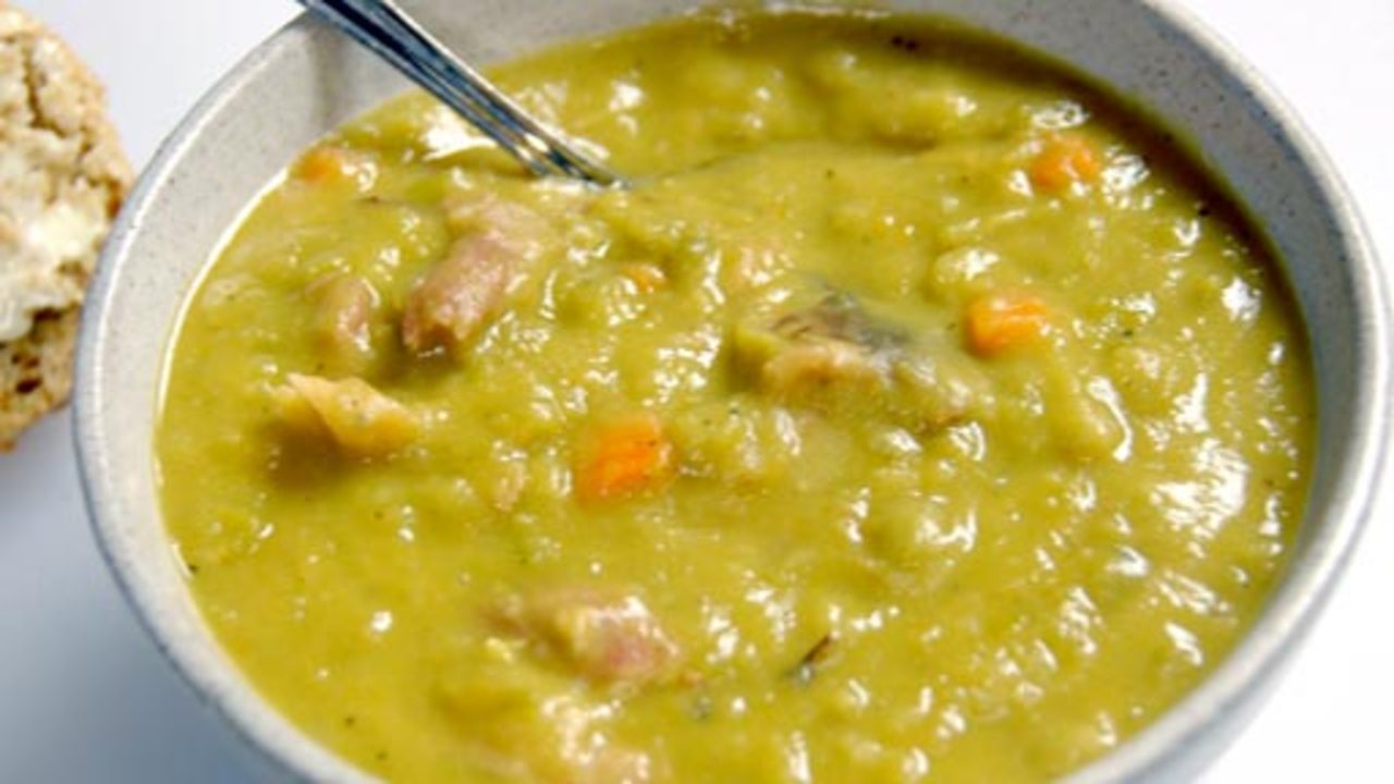 What consistency should split pea soup be?