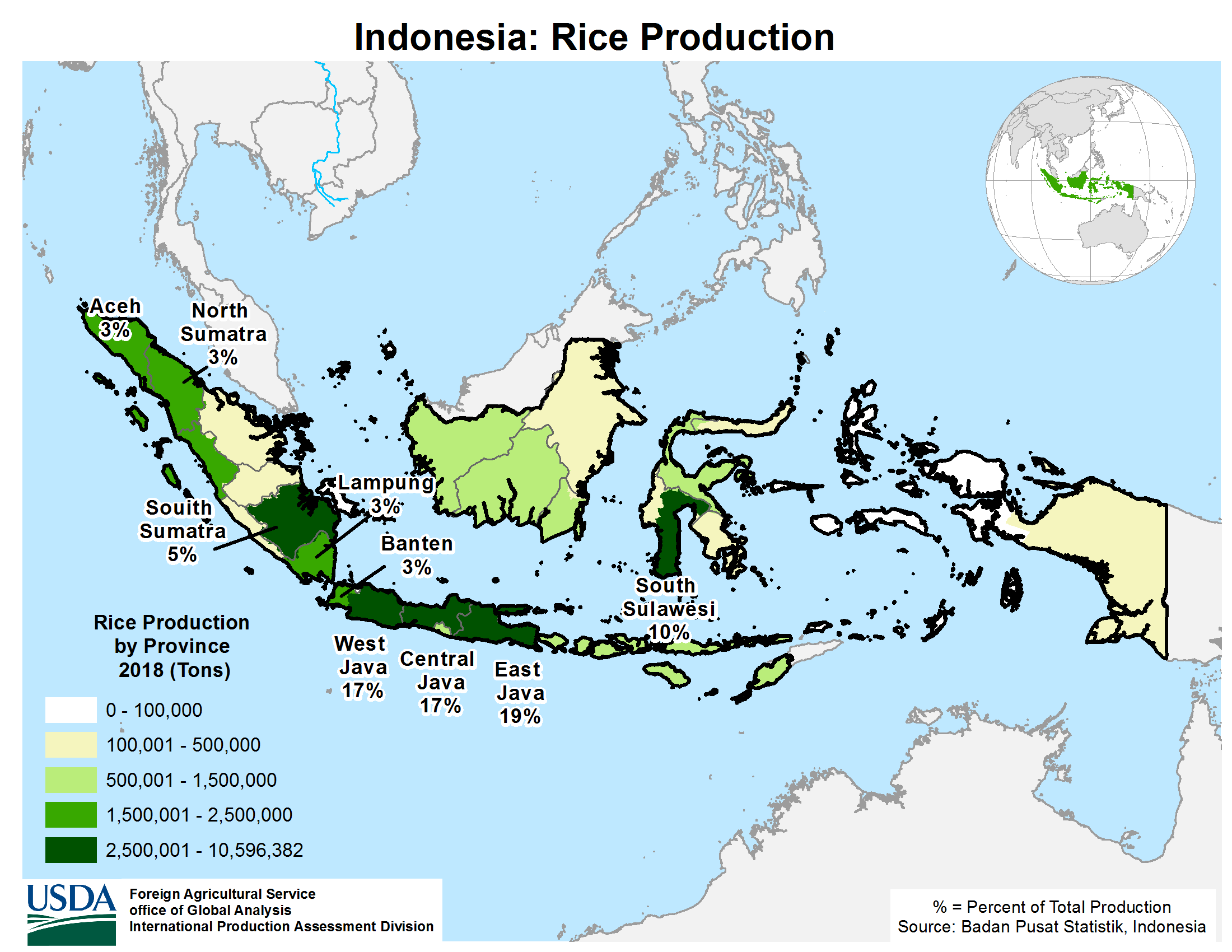 What crops grow in Southeast Asia?