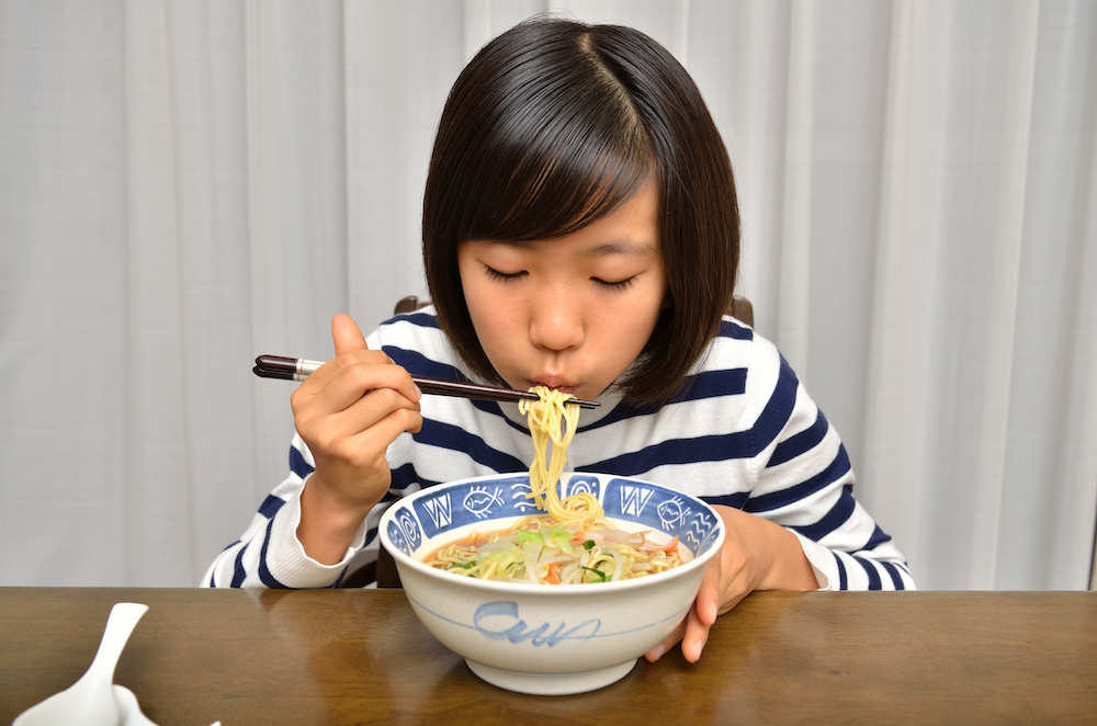 What culture is it polite to slurp soup?