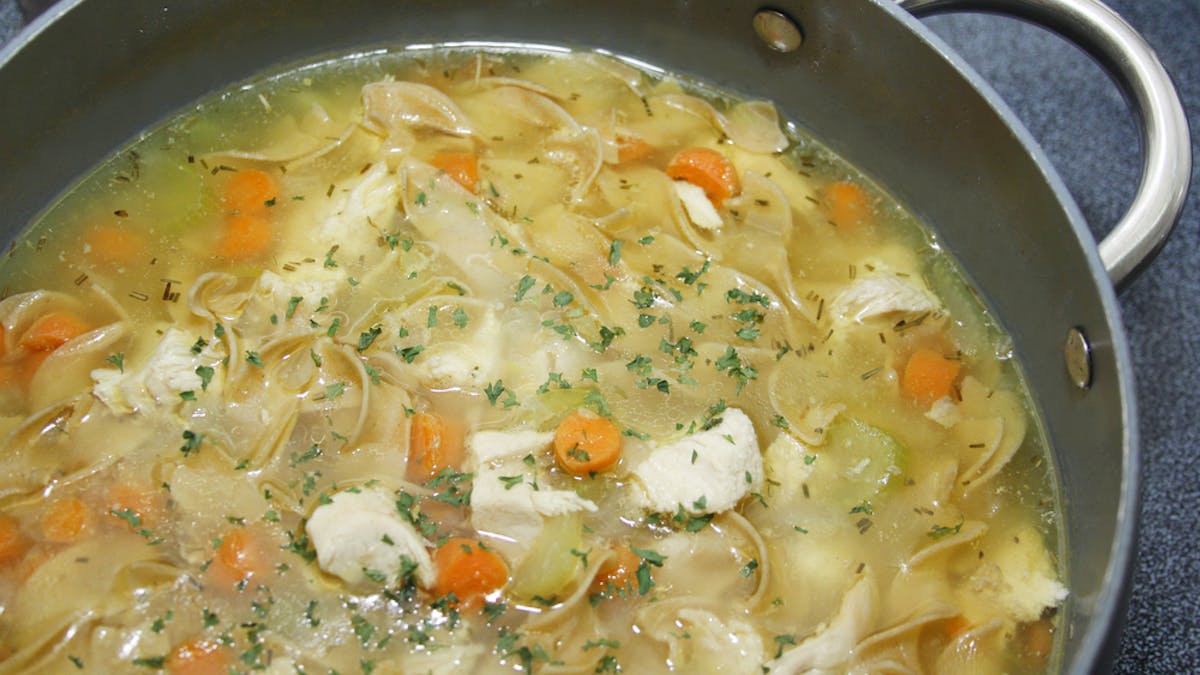 What culture uses chicken soup as a cure all?