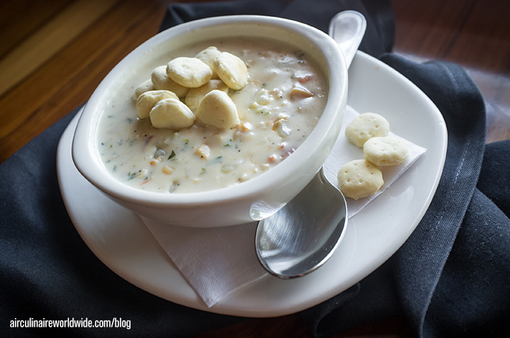 What day is clam chowder traditionally served on?