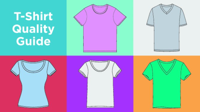 What determines the quality of a T shirt?
