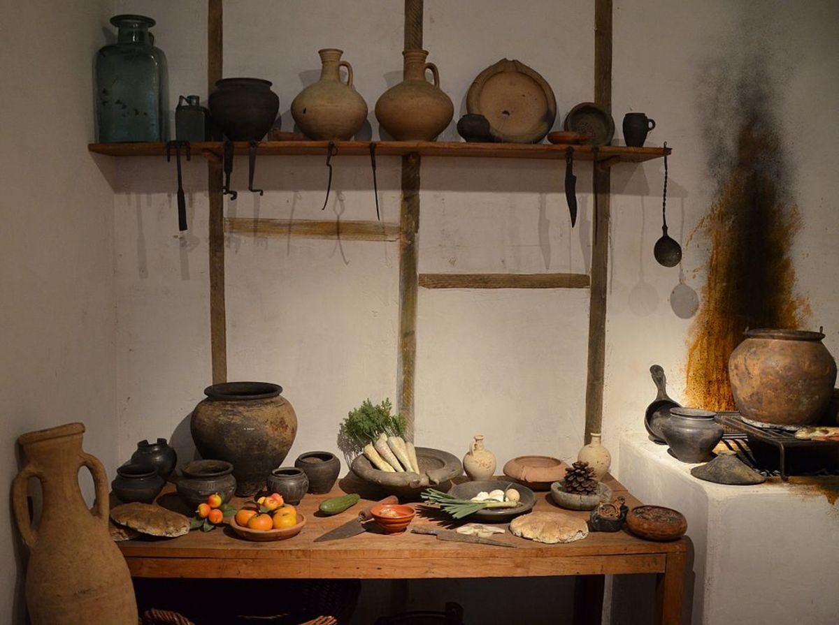 What did Romans have in their kitchen?