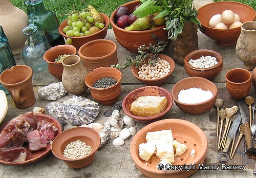 What did the Romans eat for each meal?