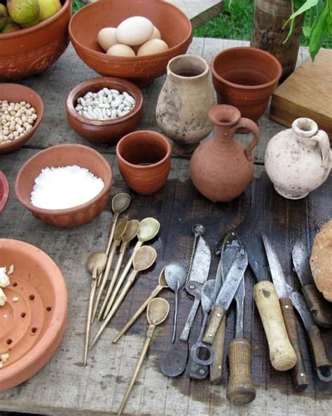 What did the Romans use for cooking?