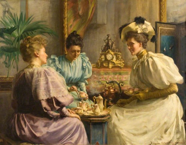 What did Victorians eat afternoon tea?