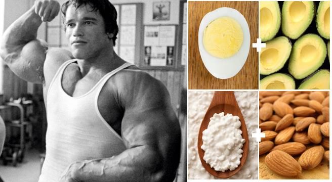 What do bodybuilders eat before bed?