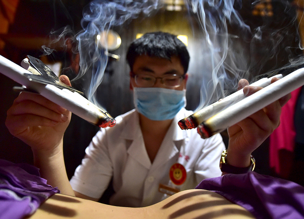 What do Chinese doctors use to help their patients?