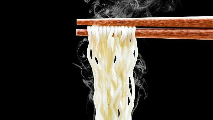 What do Chinese noodles represent?