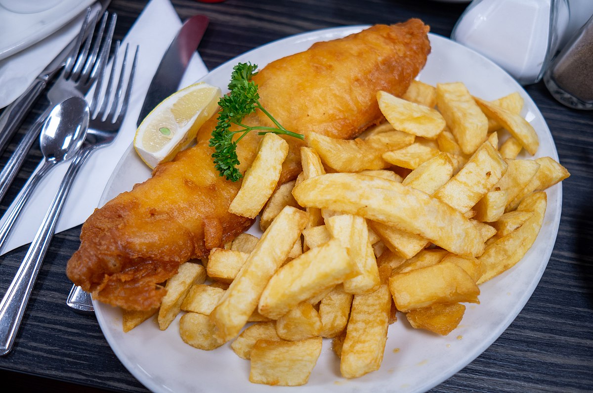 What do fish and chip shops use to fry?