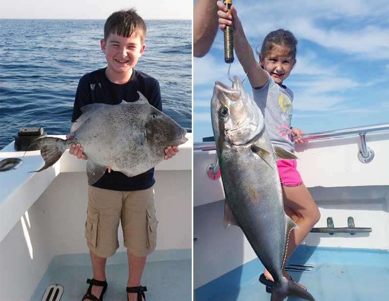 What do fishing captains do with kids?