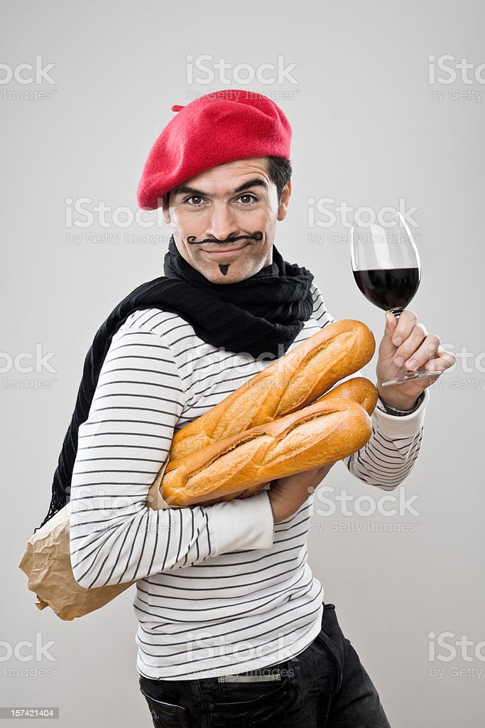 What do French people do with a baguette?