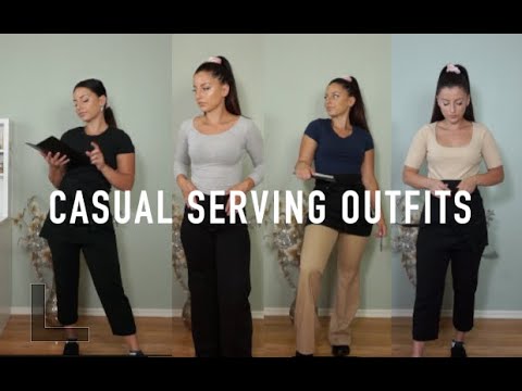 What do I wear to a serving job?
