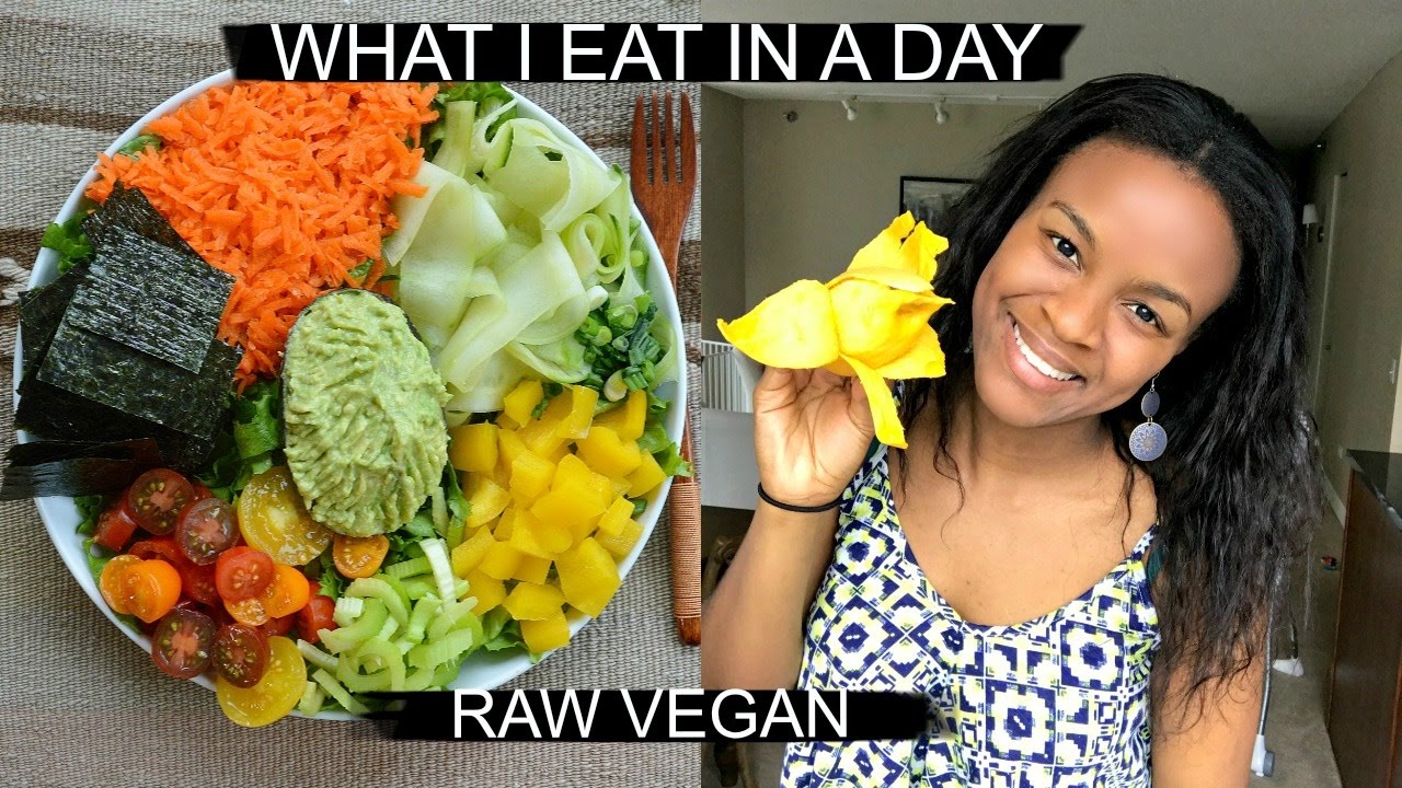 What do raw vegans eat in a day?