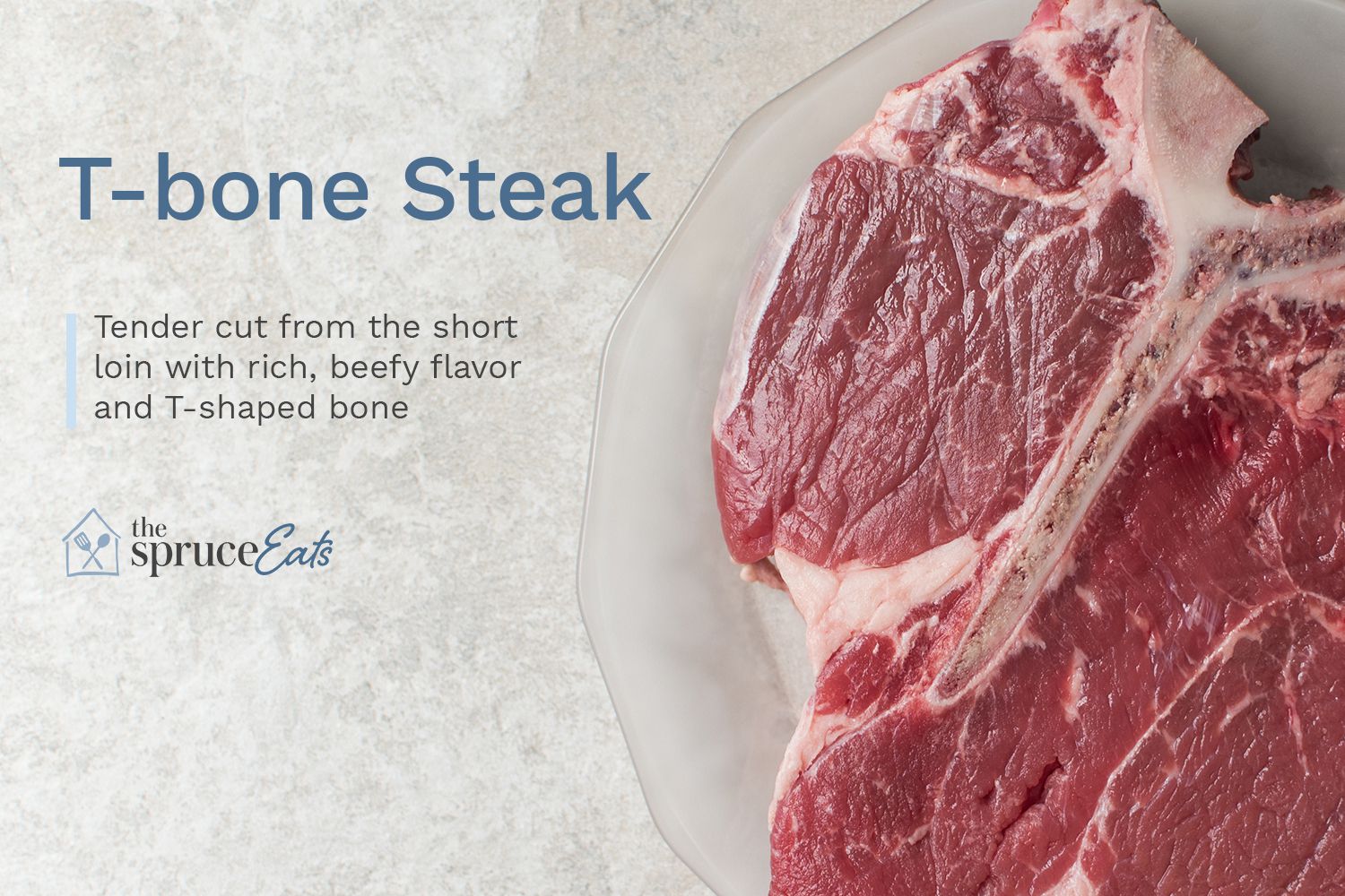 What do T-bone steaks consist of?