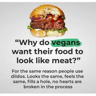 What do vegans use for fake meat?