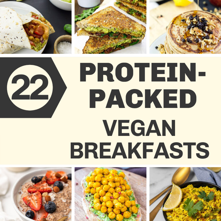 What do vegetarians eat for protein in breakfast?