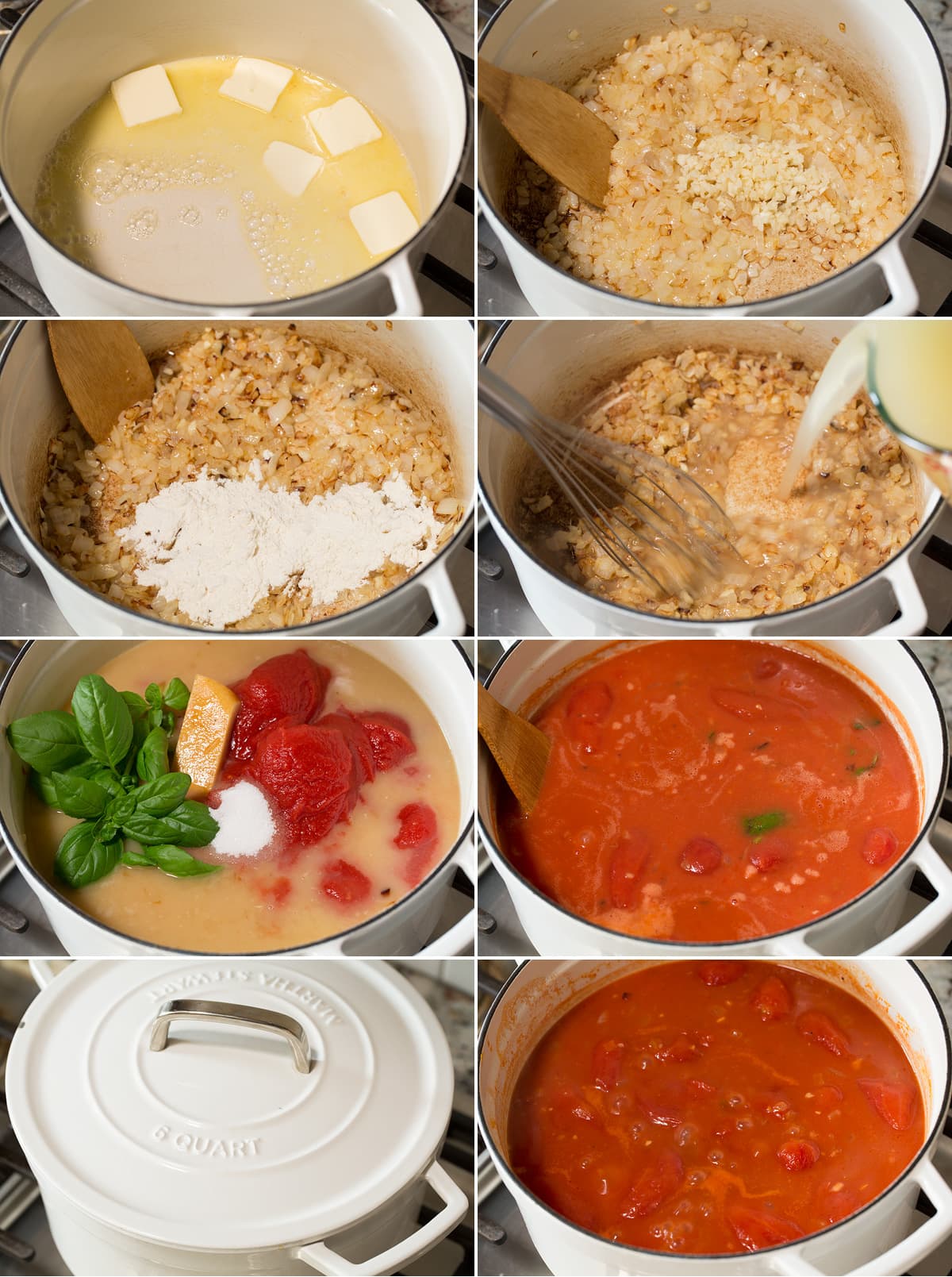 What do you add to tomato soup?