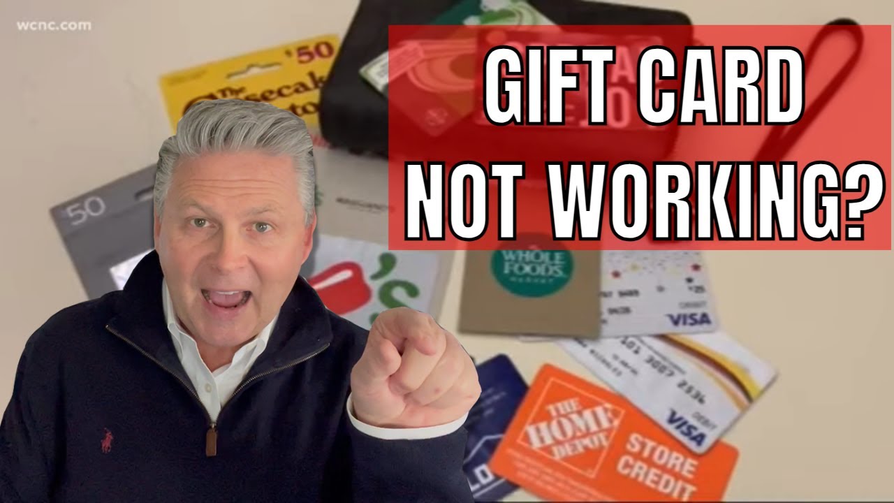 What do you do if your gift card doesn't work?