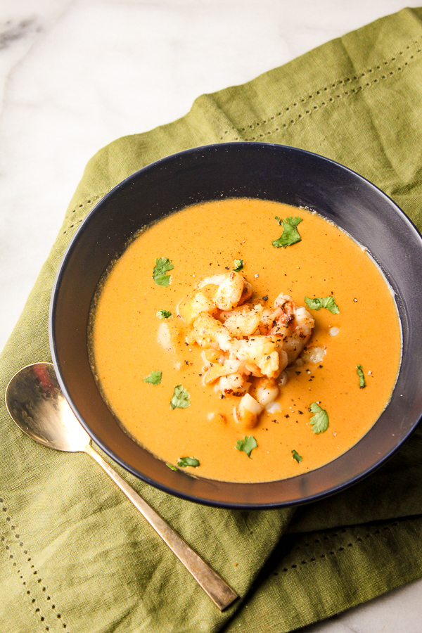 What do you eat after lobster bisque?