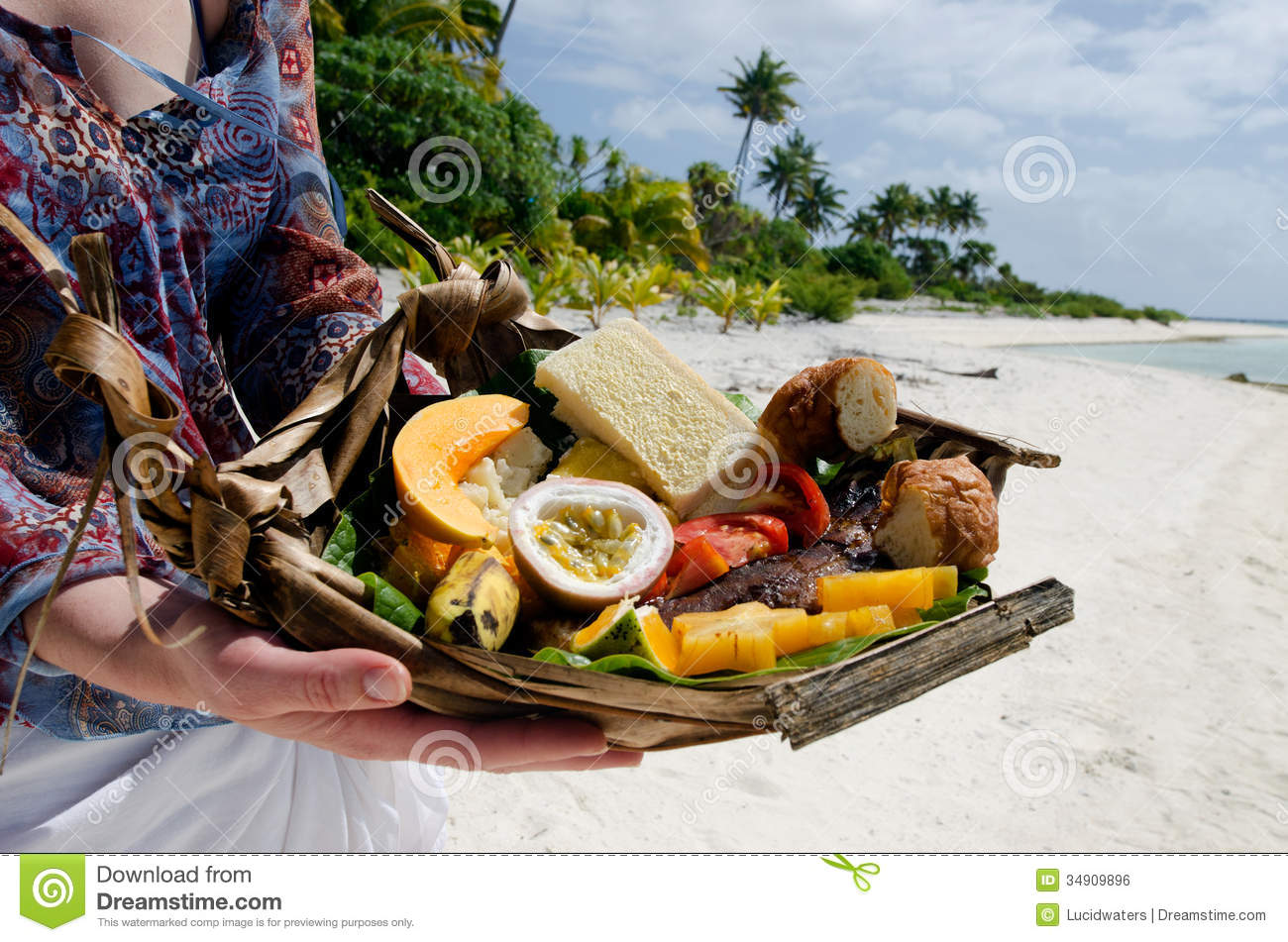 What do you eat stranded on a tropical island?