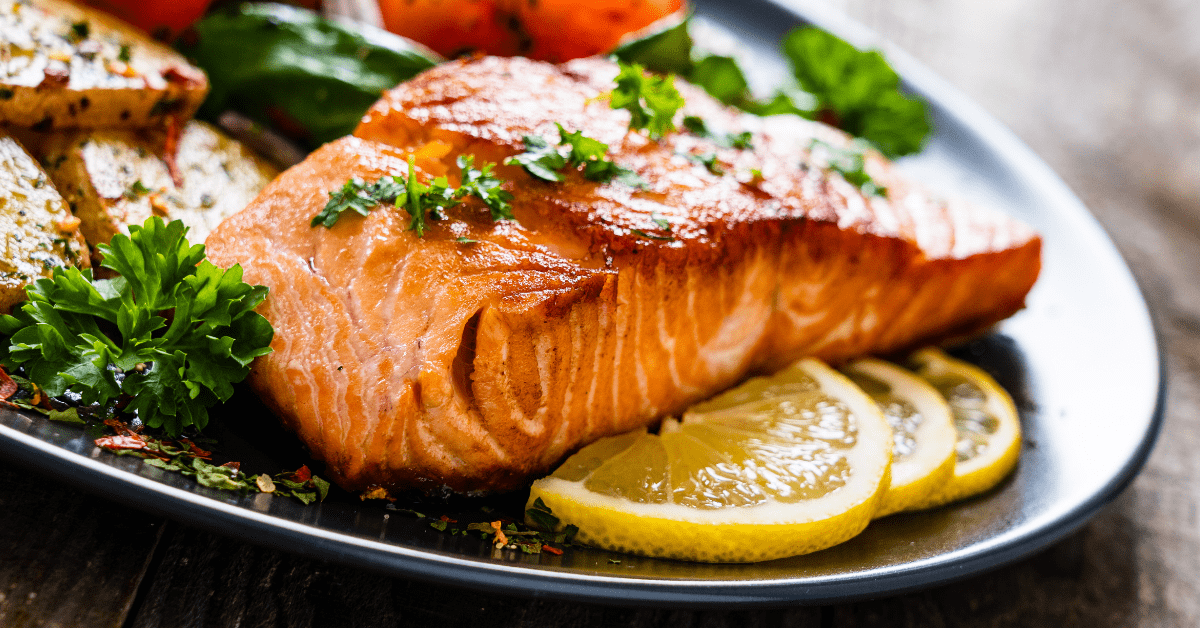 What do you eat with salmon fillets?