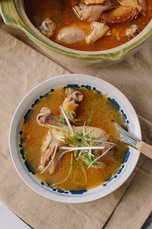 What do you put sesame oil in soup?