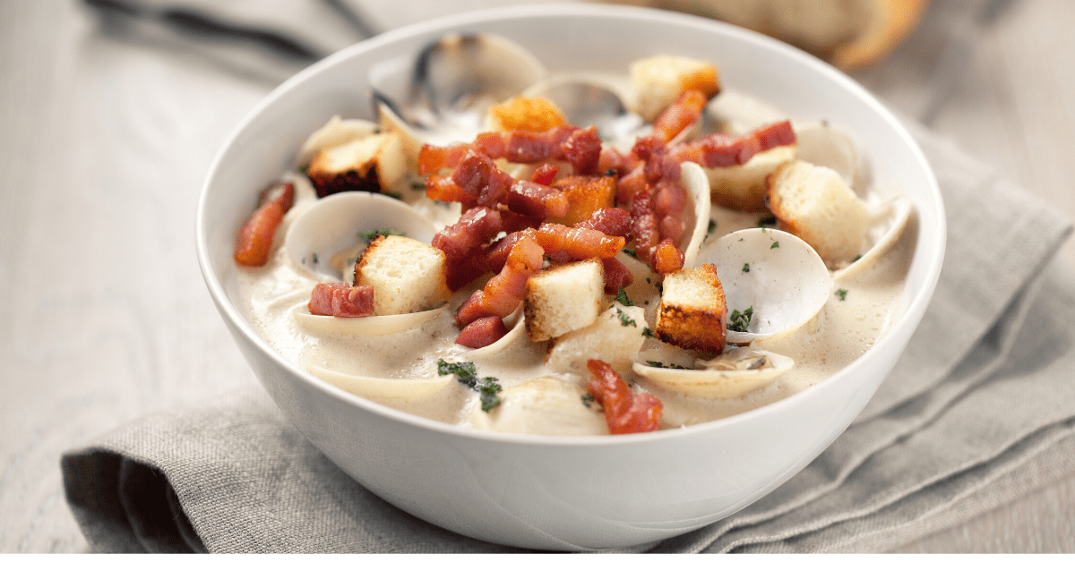 What do you serve after seafood chowder?