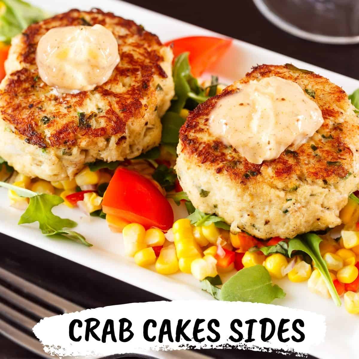 What do you serve crab cakes with?