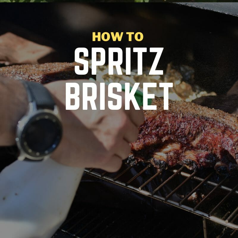 What do you spritz on brisket?