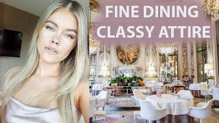 What do you wear to fine dining restaurant?