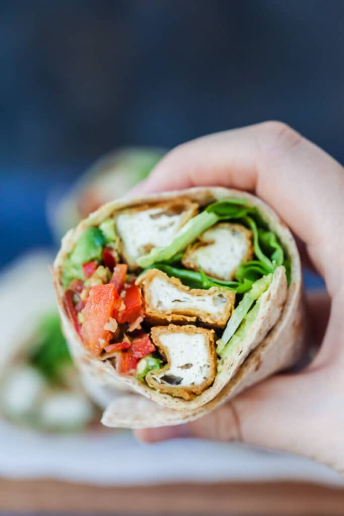 What do you wrap tofu in?